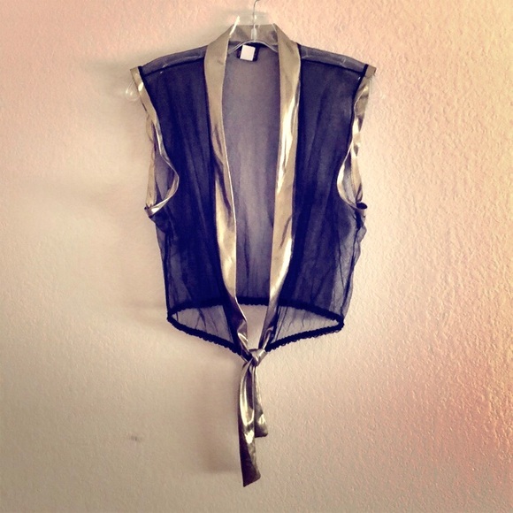 Vintage | Jackets & Coats | Vintage Sheer Vest | Poshmark